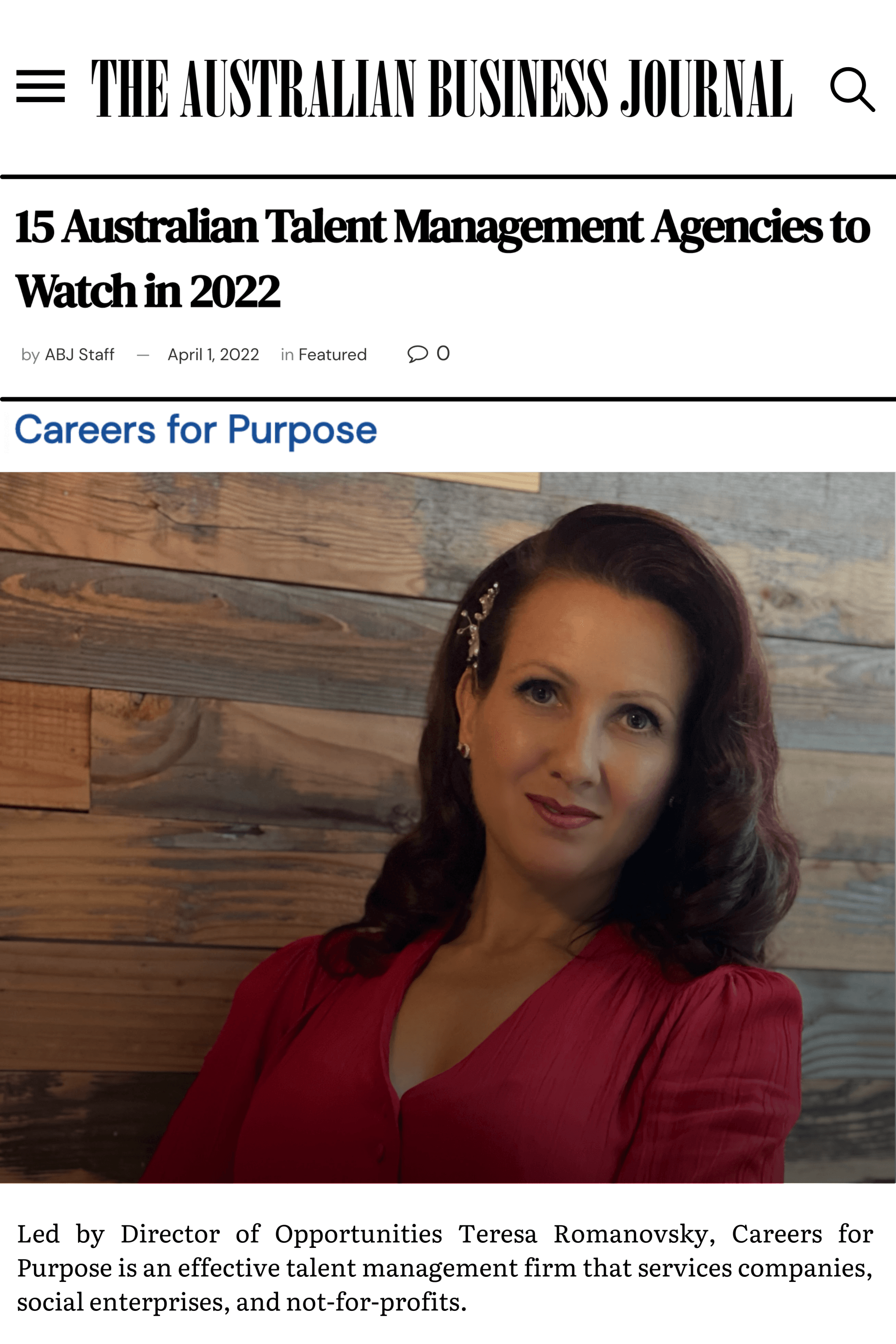 We got featured! Check us out in the Top 15 Talent Management Agencies ...