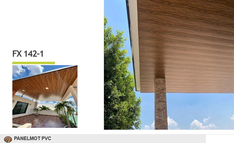 Paneles de PVC, laminado con texturas y lambrín WPC