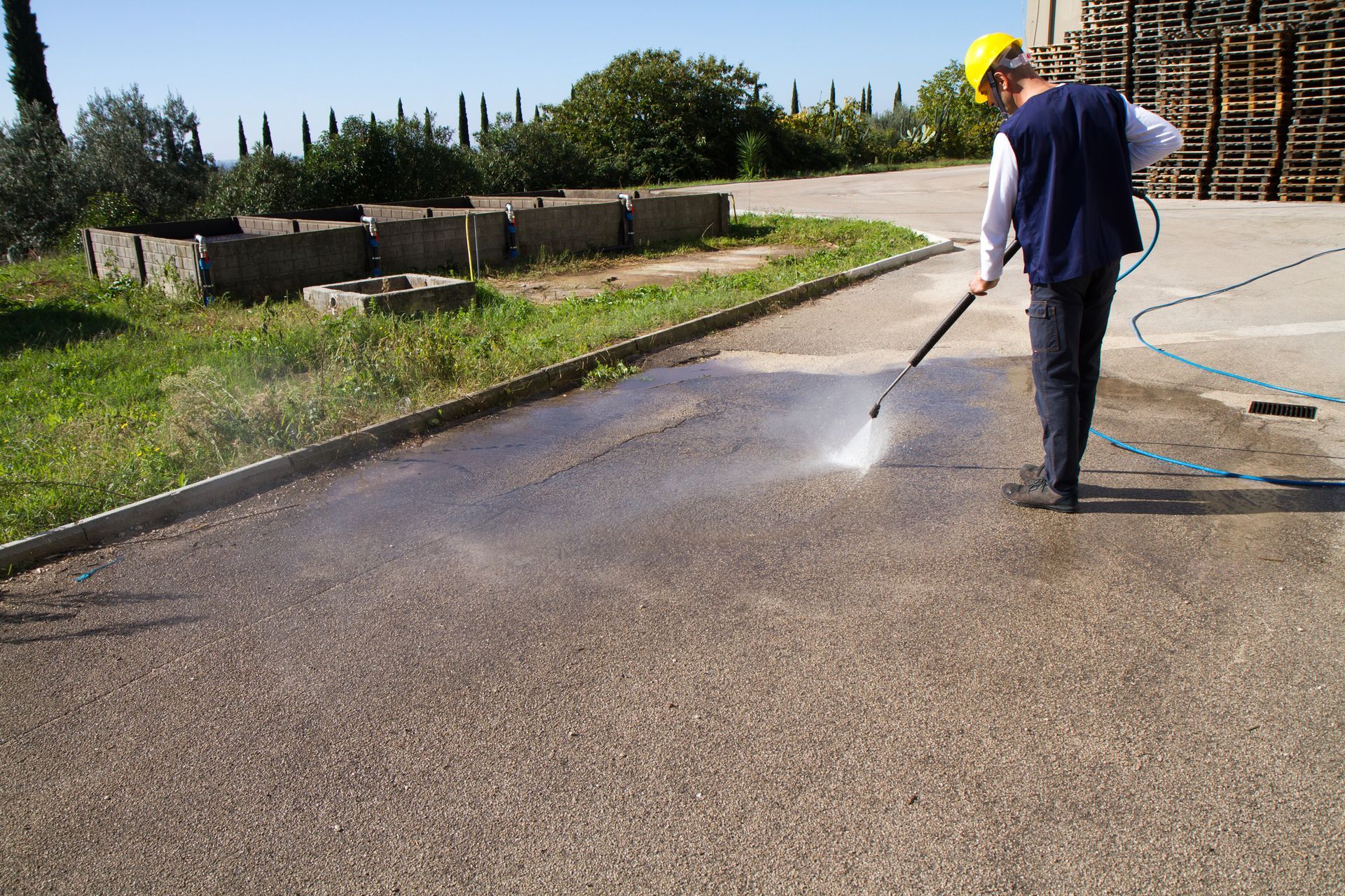 Commercial Parking Lot Cleaning