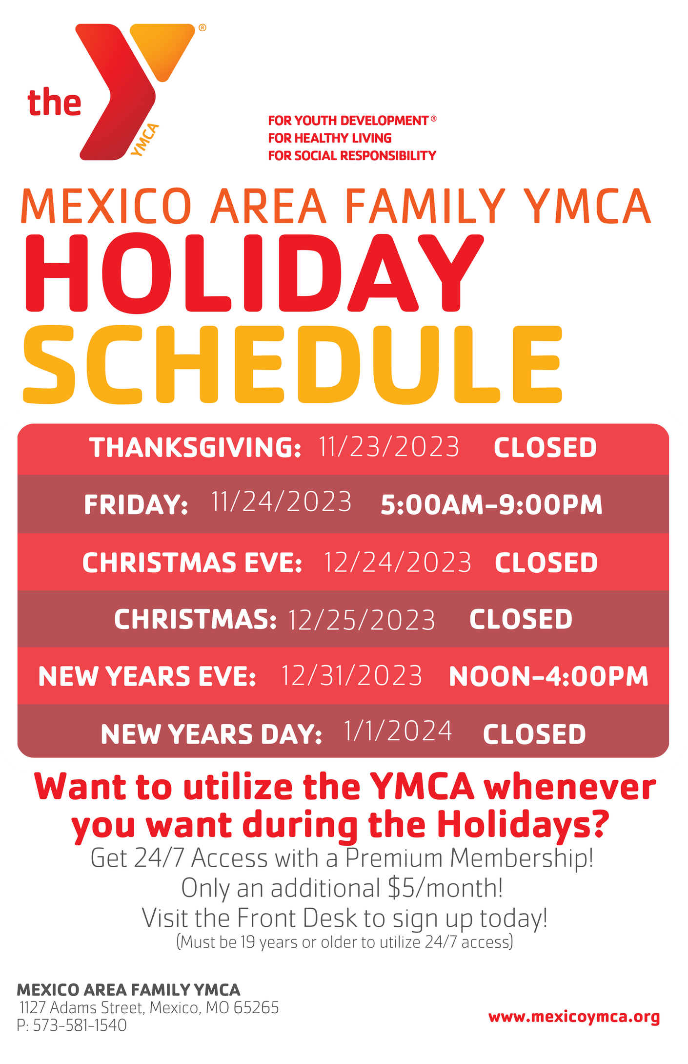Mexico Area Family YMCA | Mexico, MO