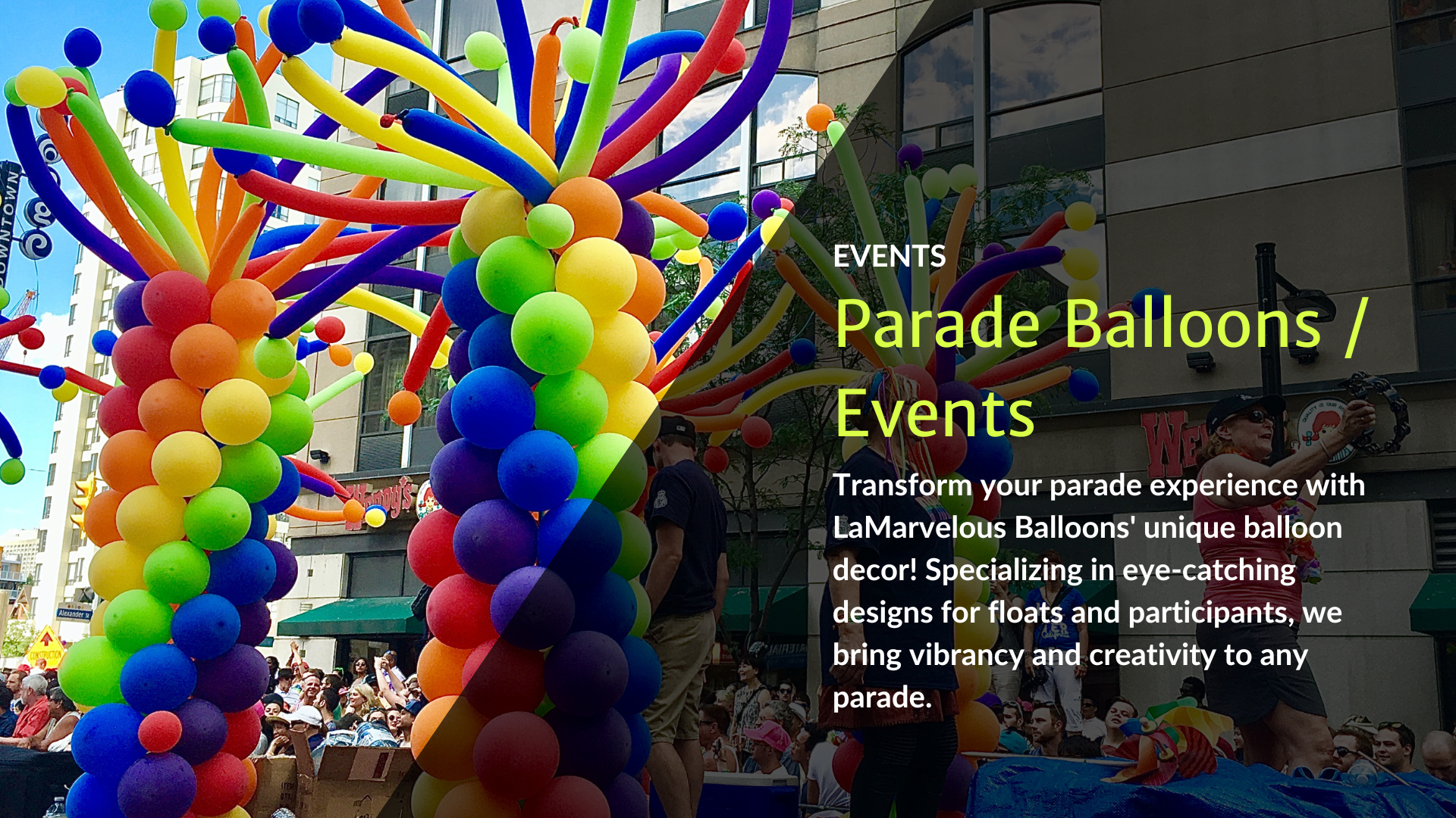 Parade Balloons | LaMarvelous | Balloon Decor