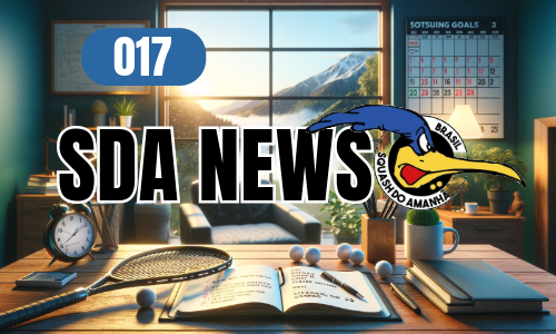 SDA NEWS 017 - A importância de ter metas de curto e longo prazo, seja no squash ou na vida.