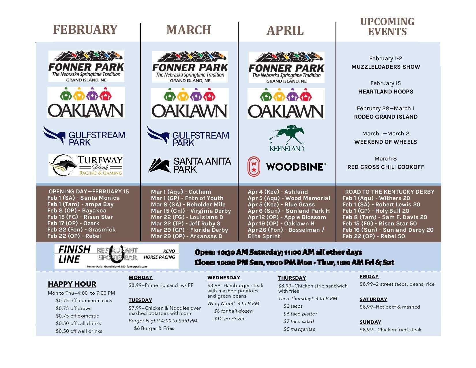 Simulcast Horse Racing Highlights | Fonner Park | Grand Island, NE