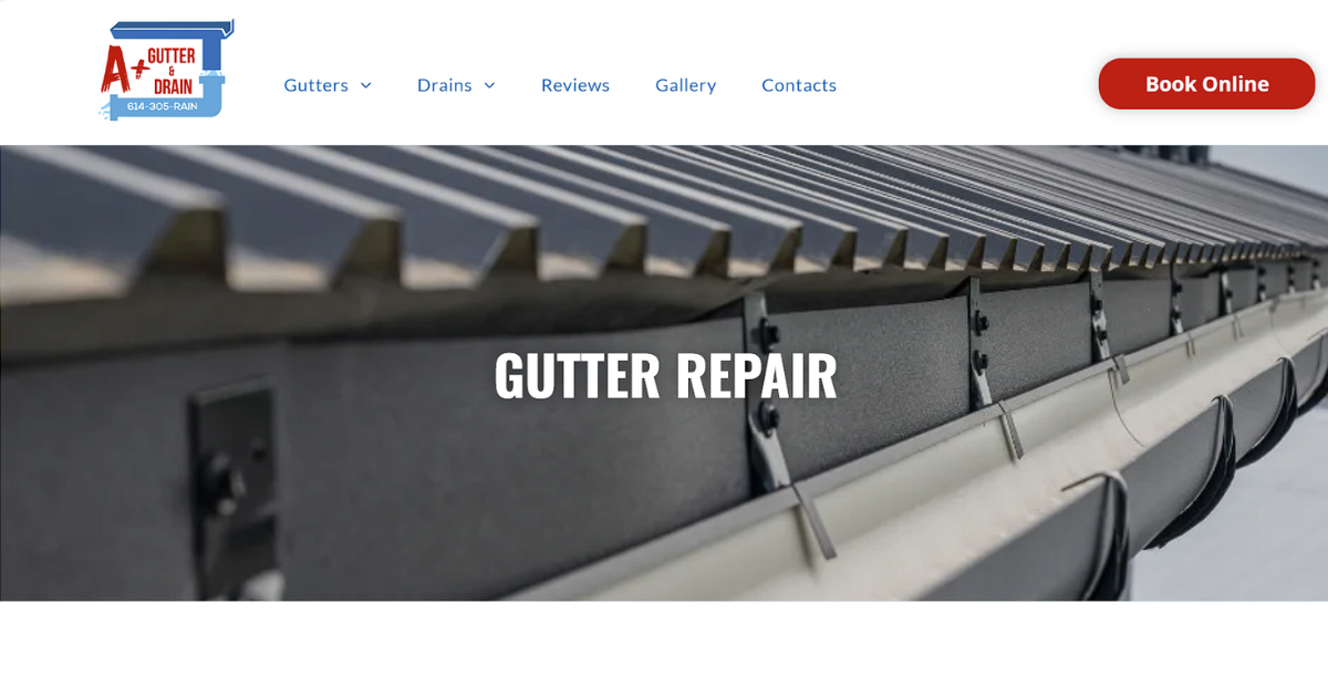 Gutter Drip Edge | A+ Gutter & Drain | Columbus, OH