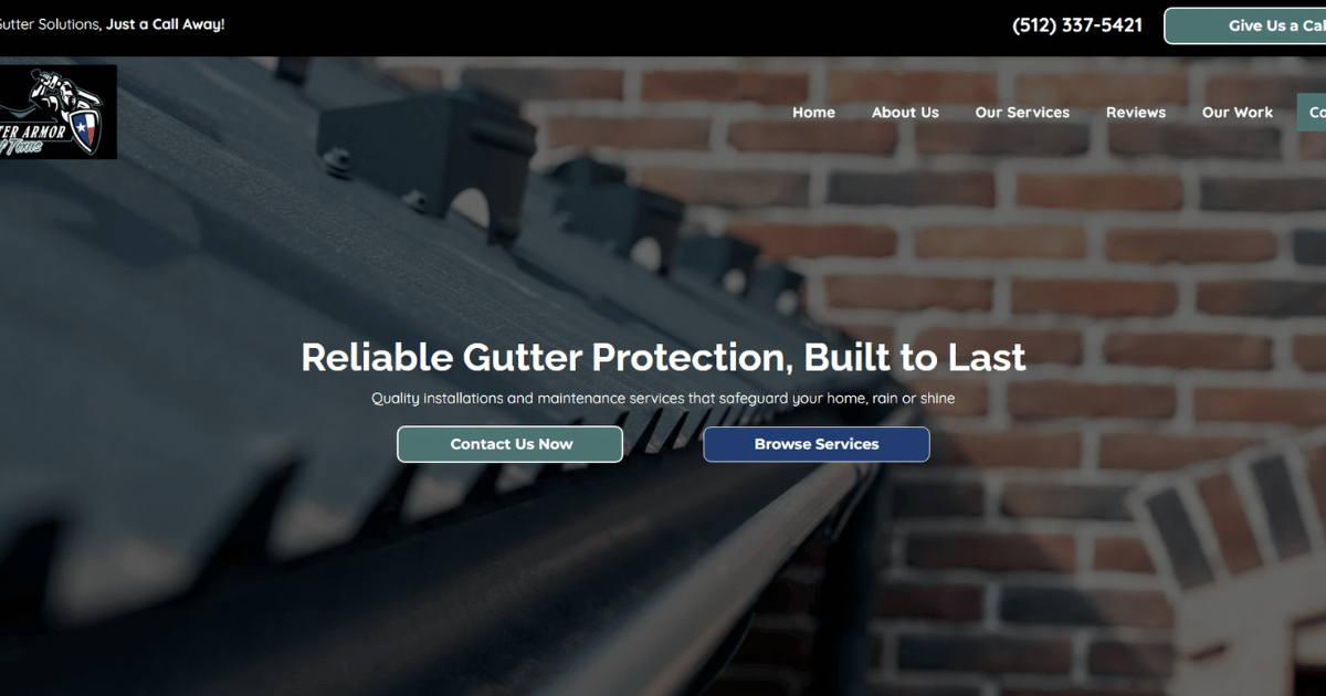 Gutter Armor of Texas – Gutter Services, Central, TX