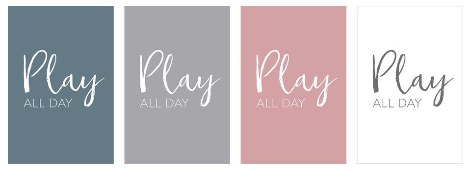 Play All Day – Create and Print Playroom Art