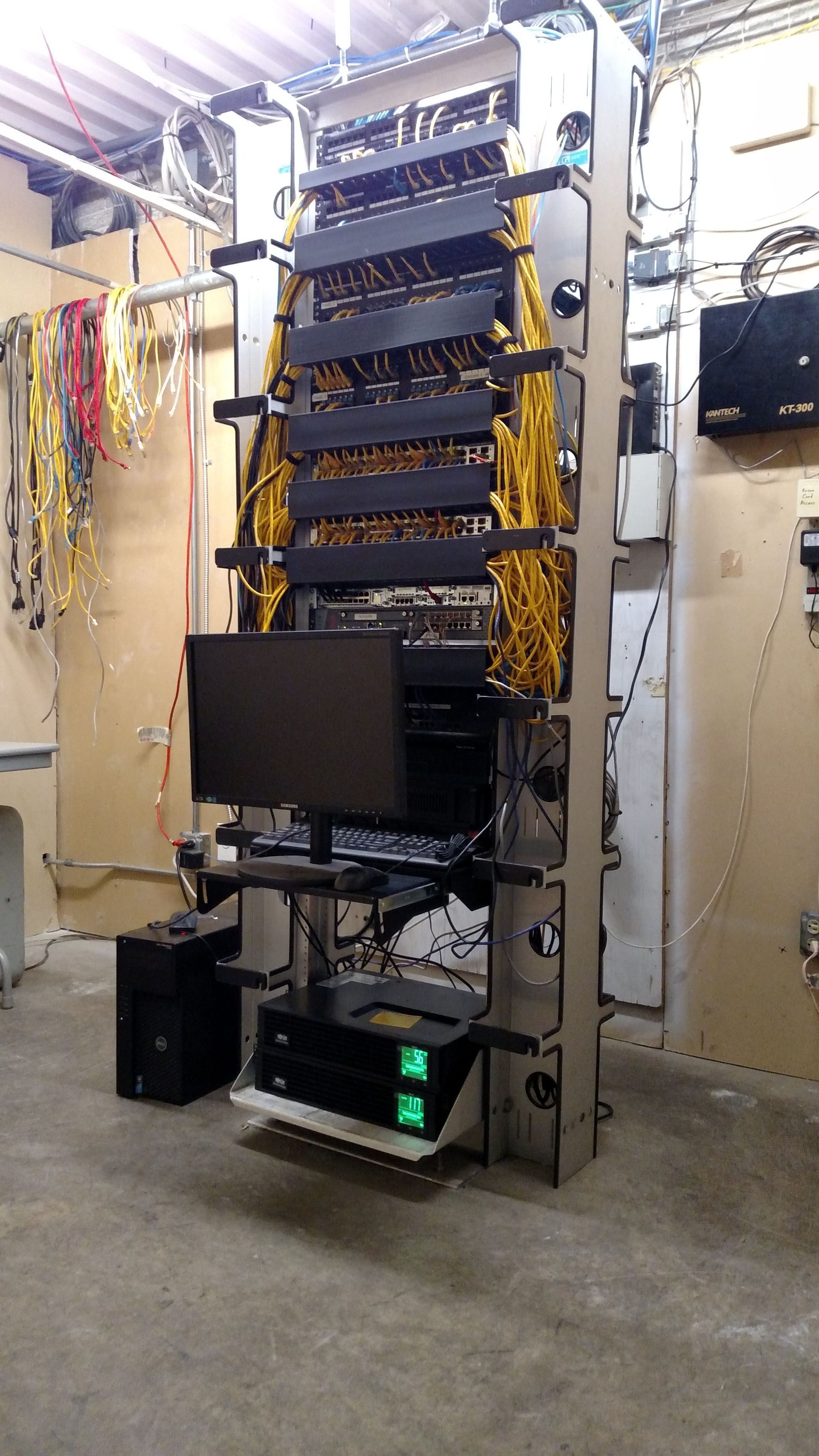 Data Cable Management | Dallas, TX | Server Room Remodel