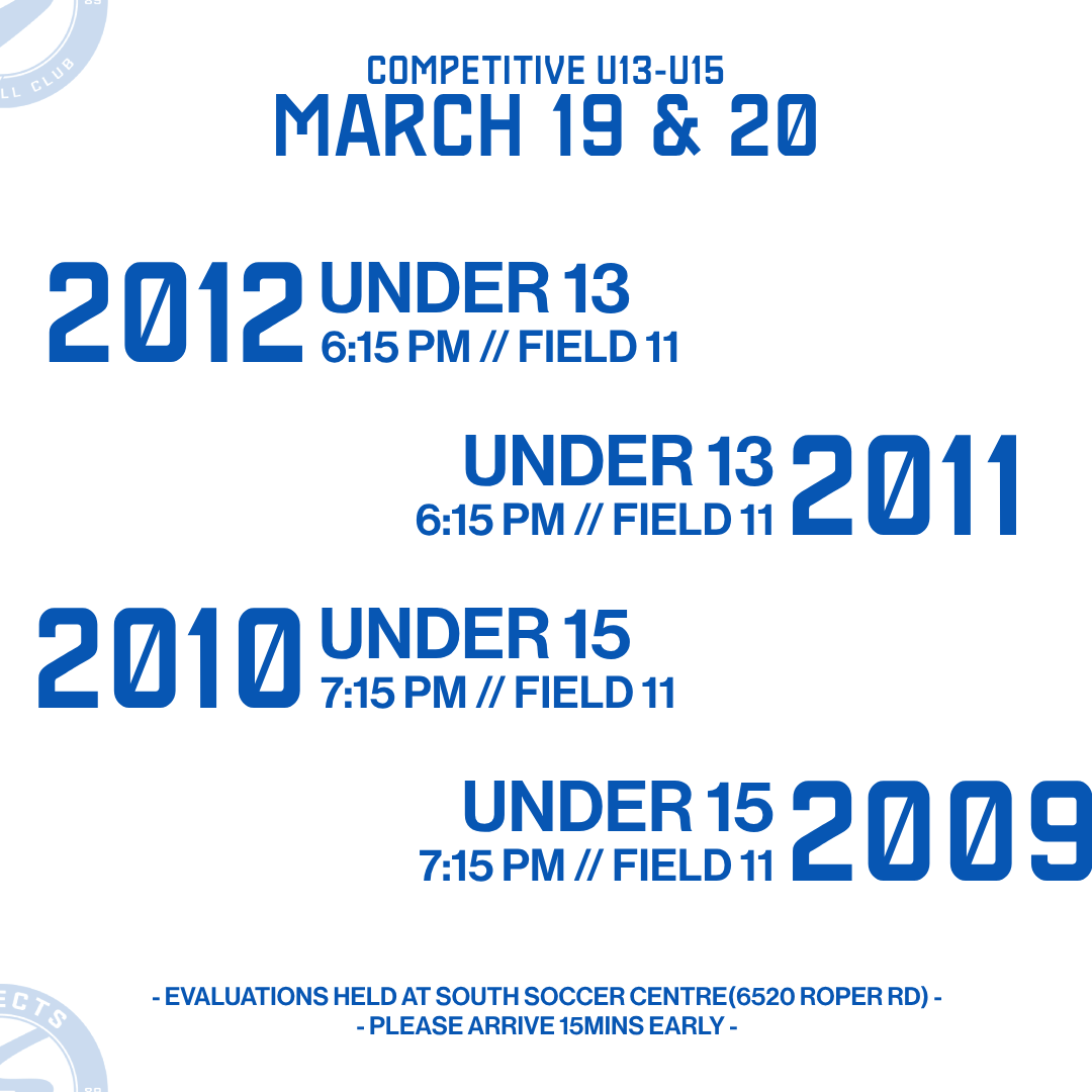 2024 OUTDOOR SEASON TRYOUTS | Selects Football Club