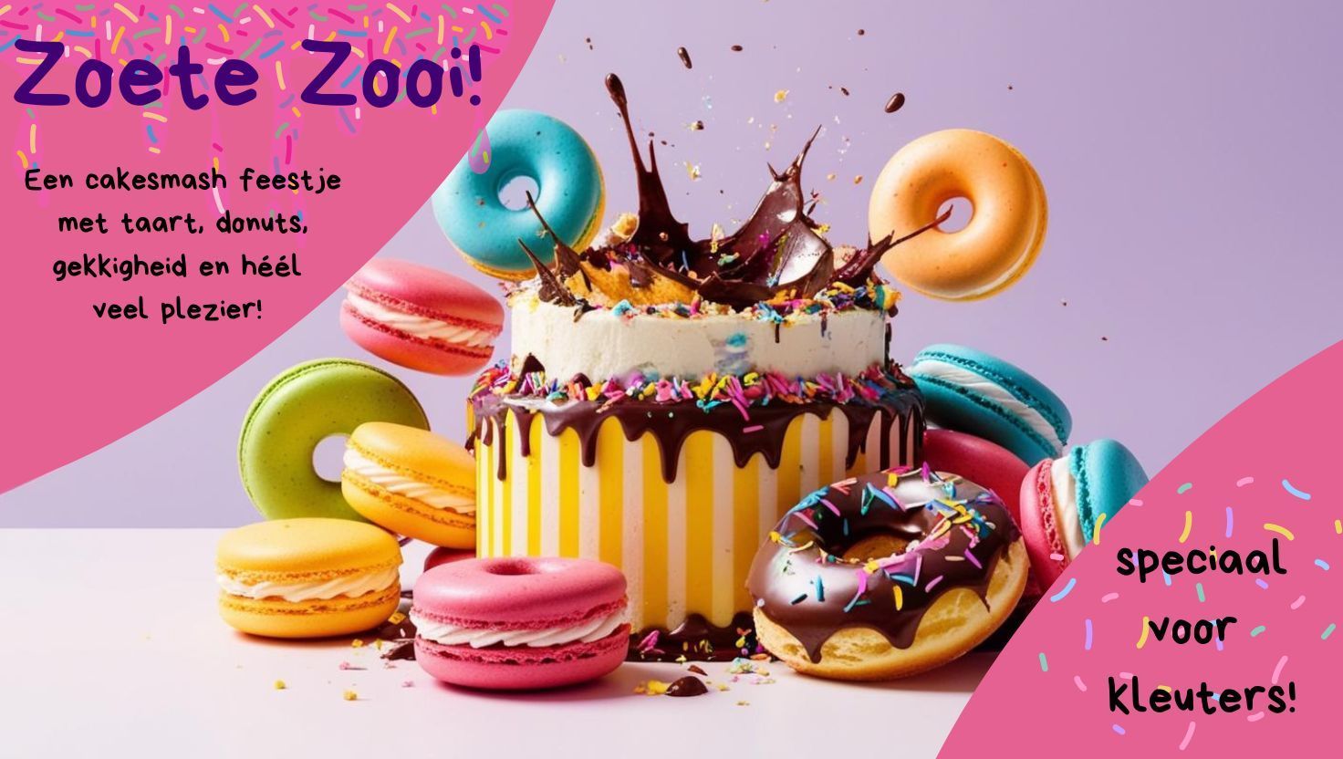 “Zoete Zooi!” – Waarom Cake Smash ook perfect is voor kleuters