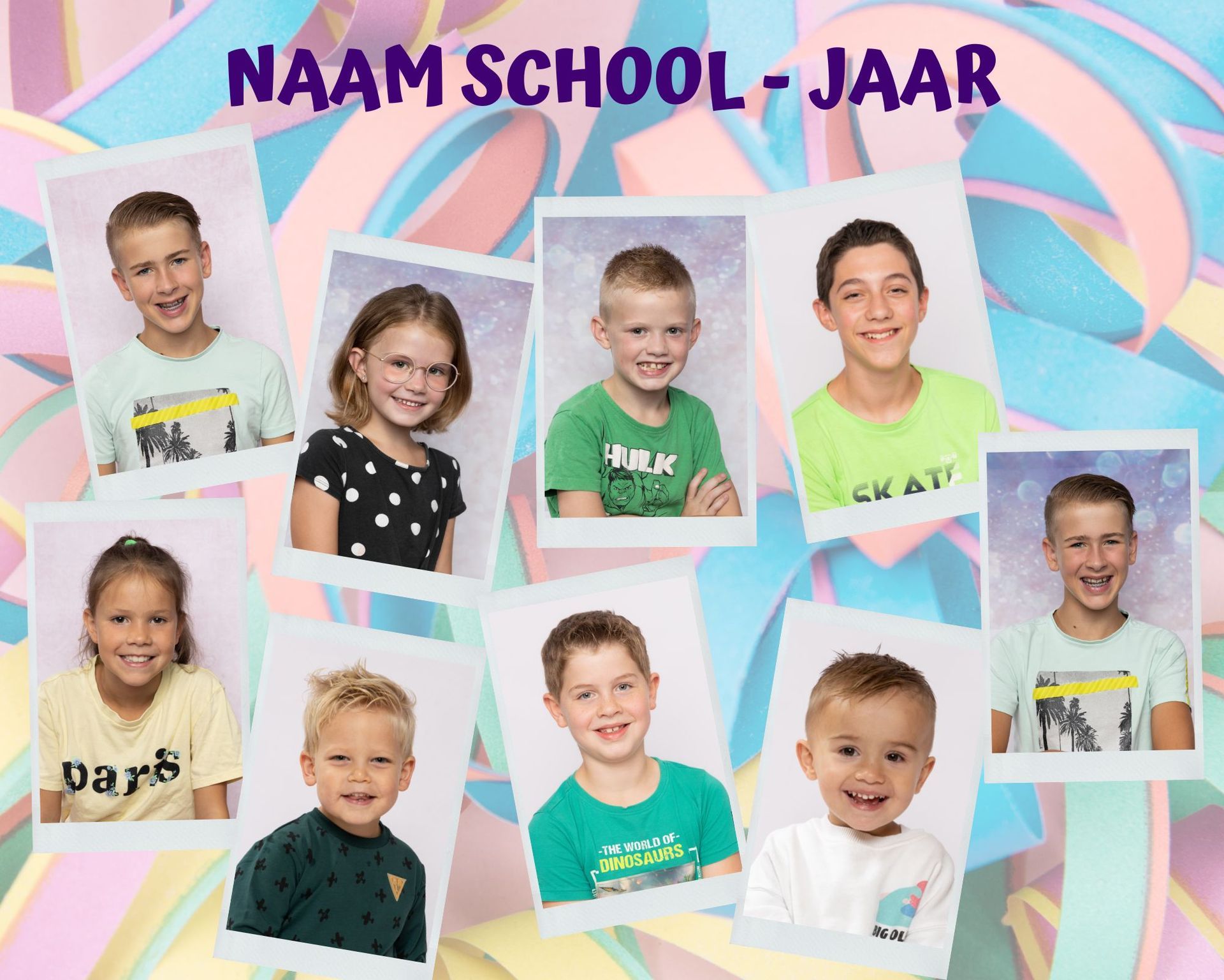 Opties voor uw schoolfoto