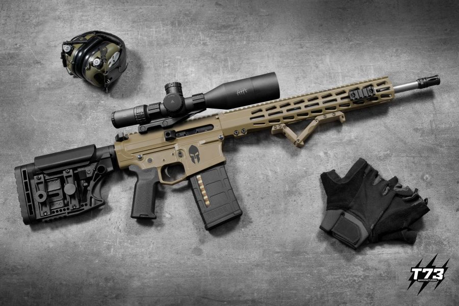 Polavtomatska puška T73-AR 10-Mod. TAC. 308-Billet