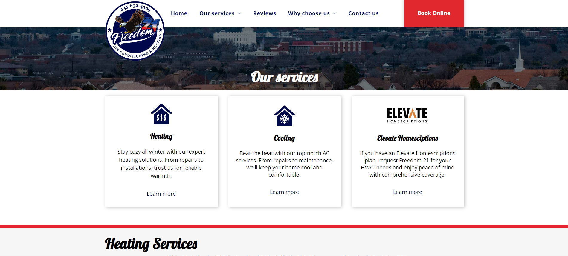 Our Services | Freedom 21 AC & Heating St. George, UT