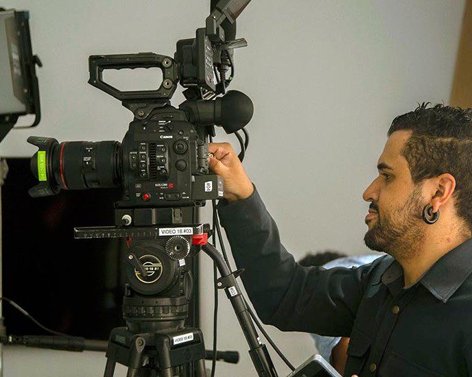 Corporate video shoot for internal comms campaign