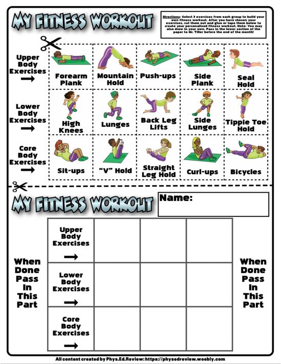 Stay Active With These at Home Printables