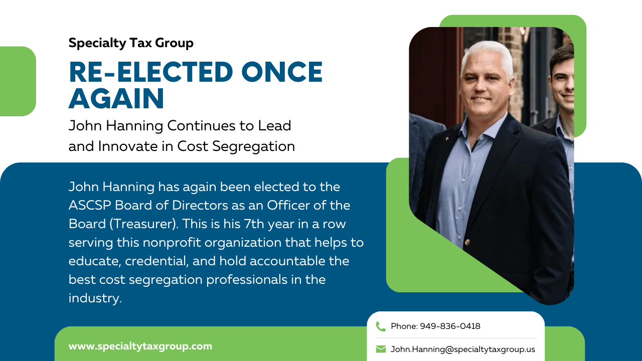 John Hanning Re-Elected to ASCSP Board for 7th Consecutive Year