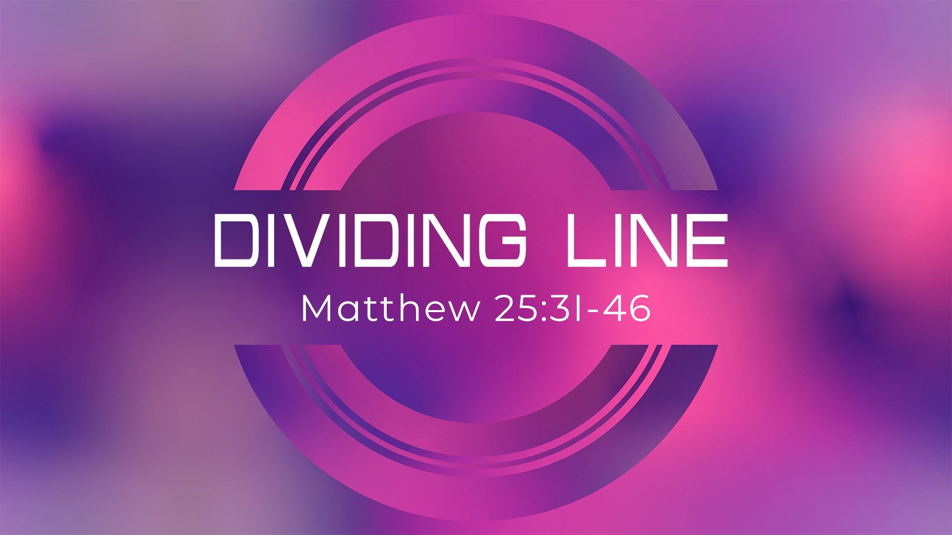 The Dividing Line The Dividing Line