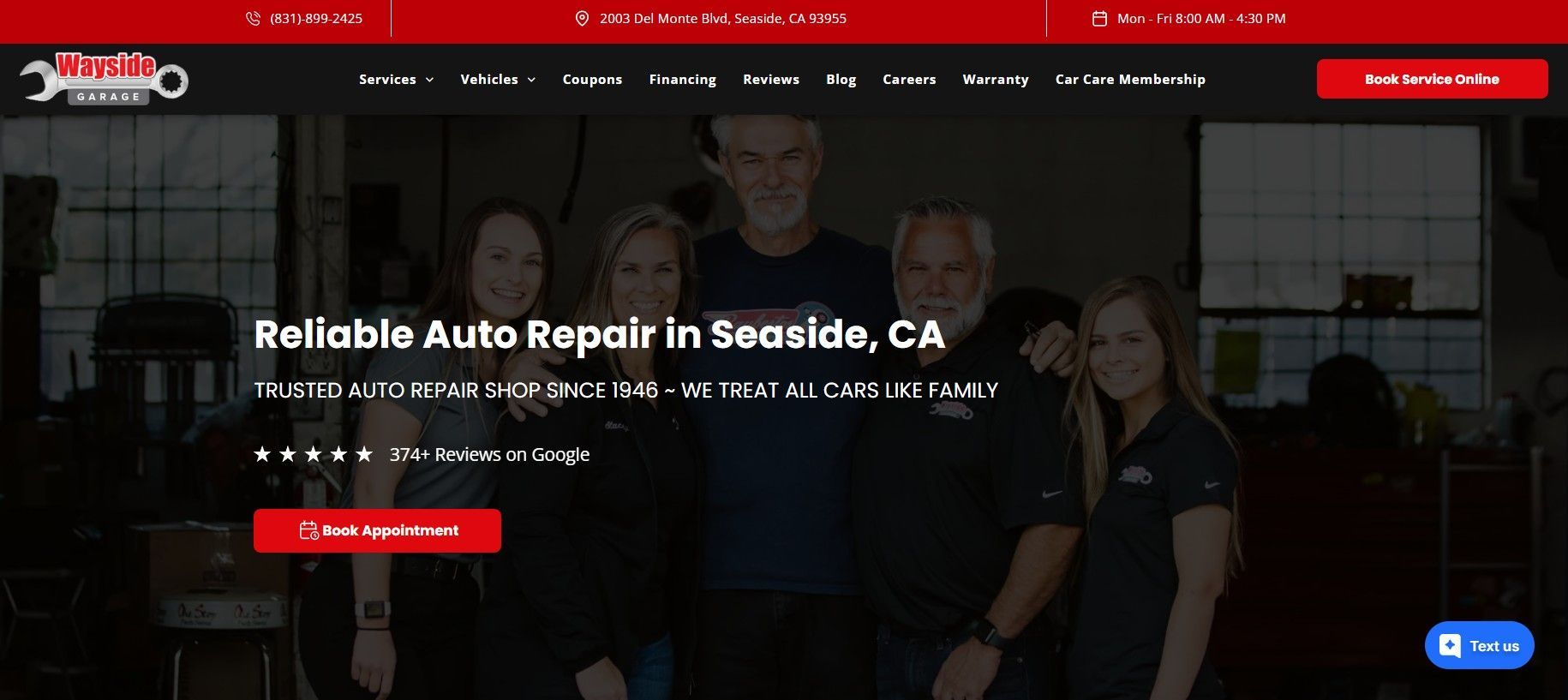 Expert Auto Repair in Seaside, CA | Wayside Garage