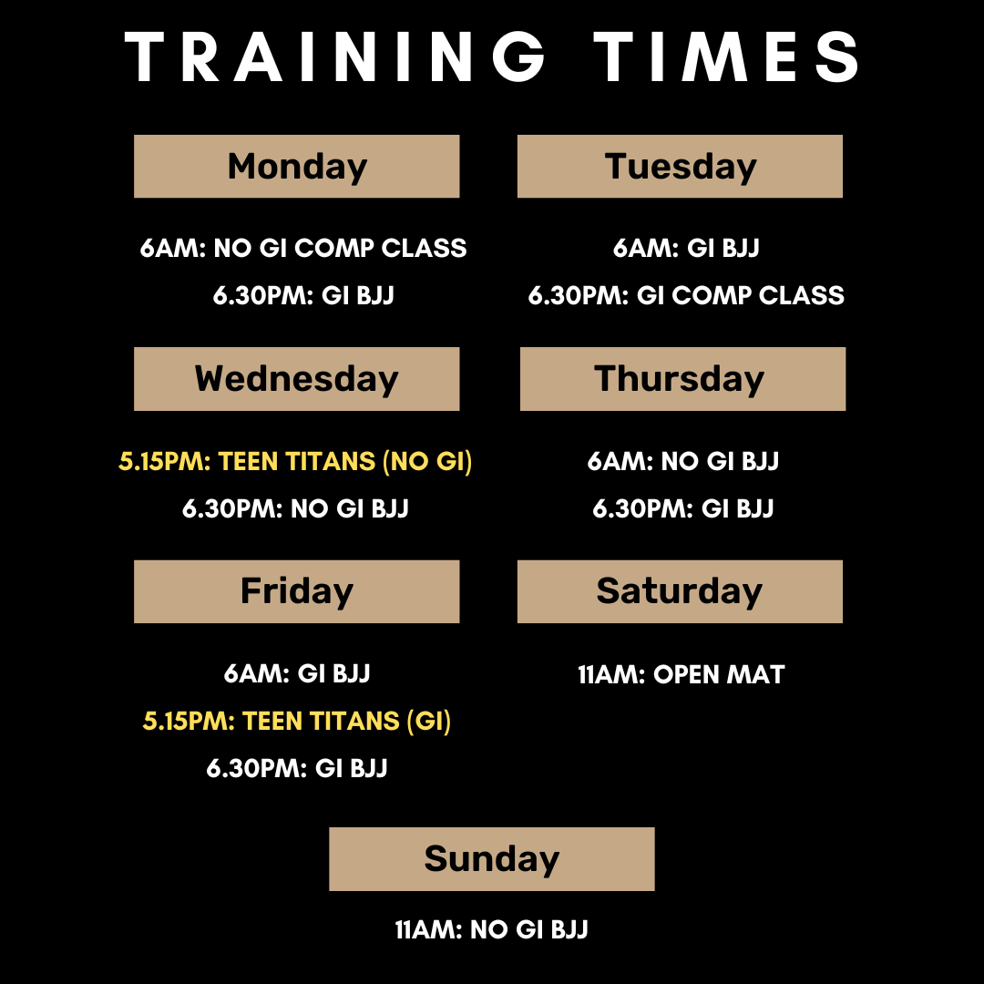 Timetable | Talos Grappling