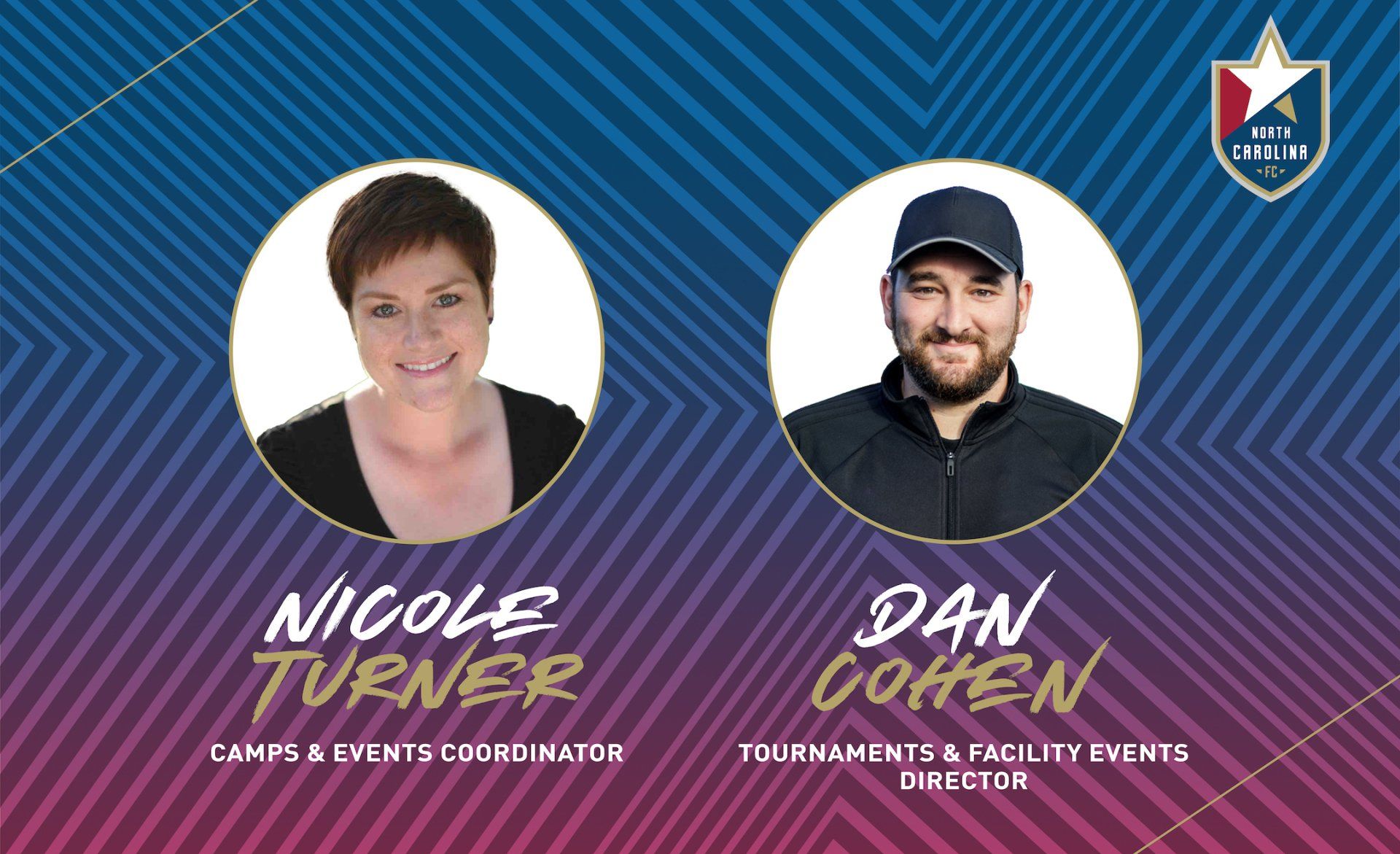 Nicole Turner and Dan Cohen Join NCFC Youth Staff