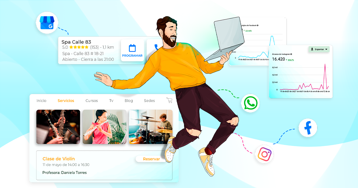 Crear Página Web para PYMES y Agencias | Bewe