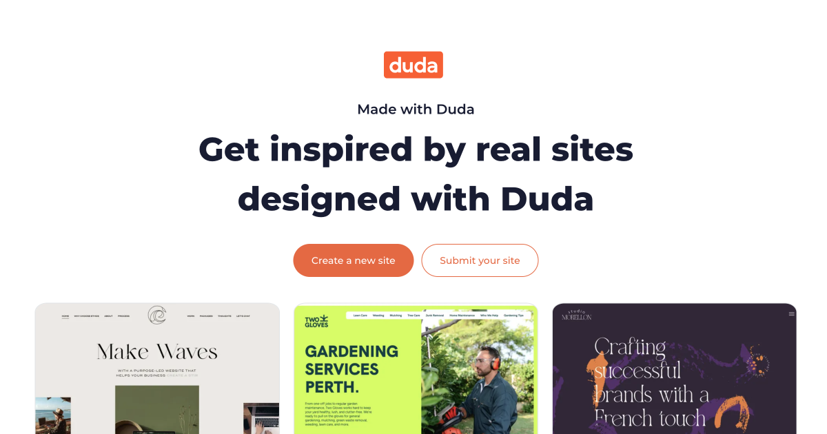 Best Web Design Examples | Made with Duda