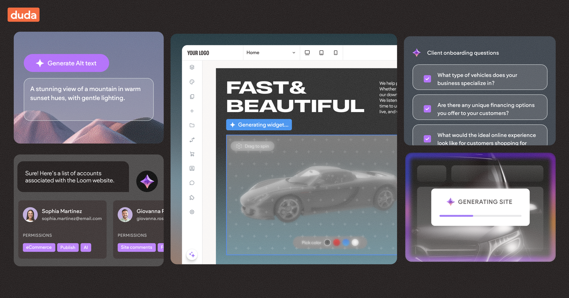 AI for Web Professionals | Duda