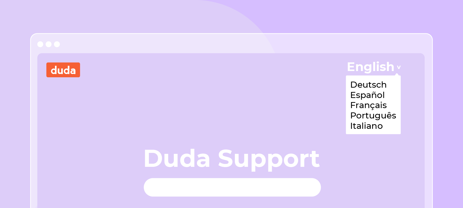 Duda Support, Now in More Languages