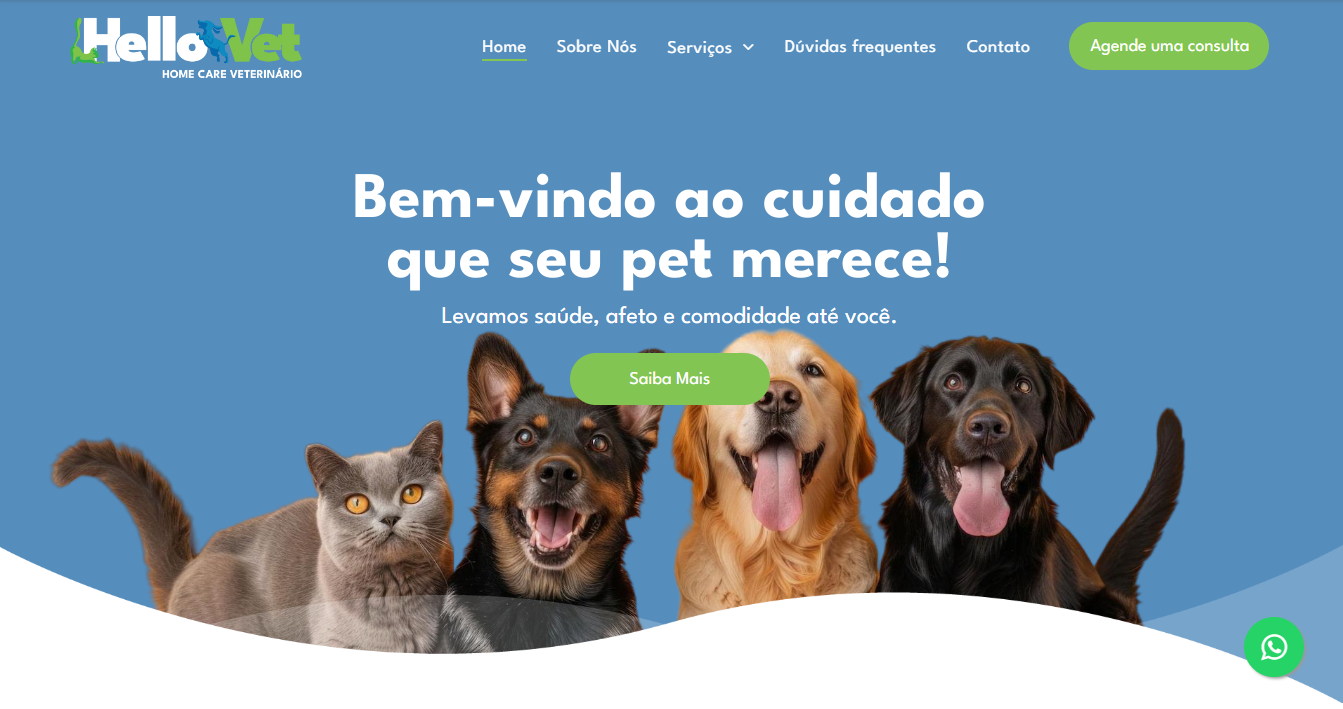Home Care Veterinário em Limeira | Hello Vet