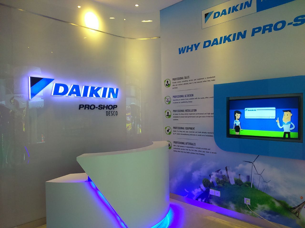 Daikin Proshop - Project Reference