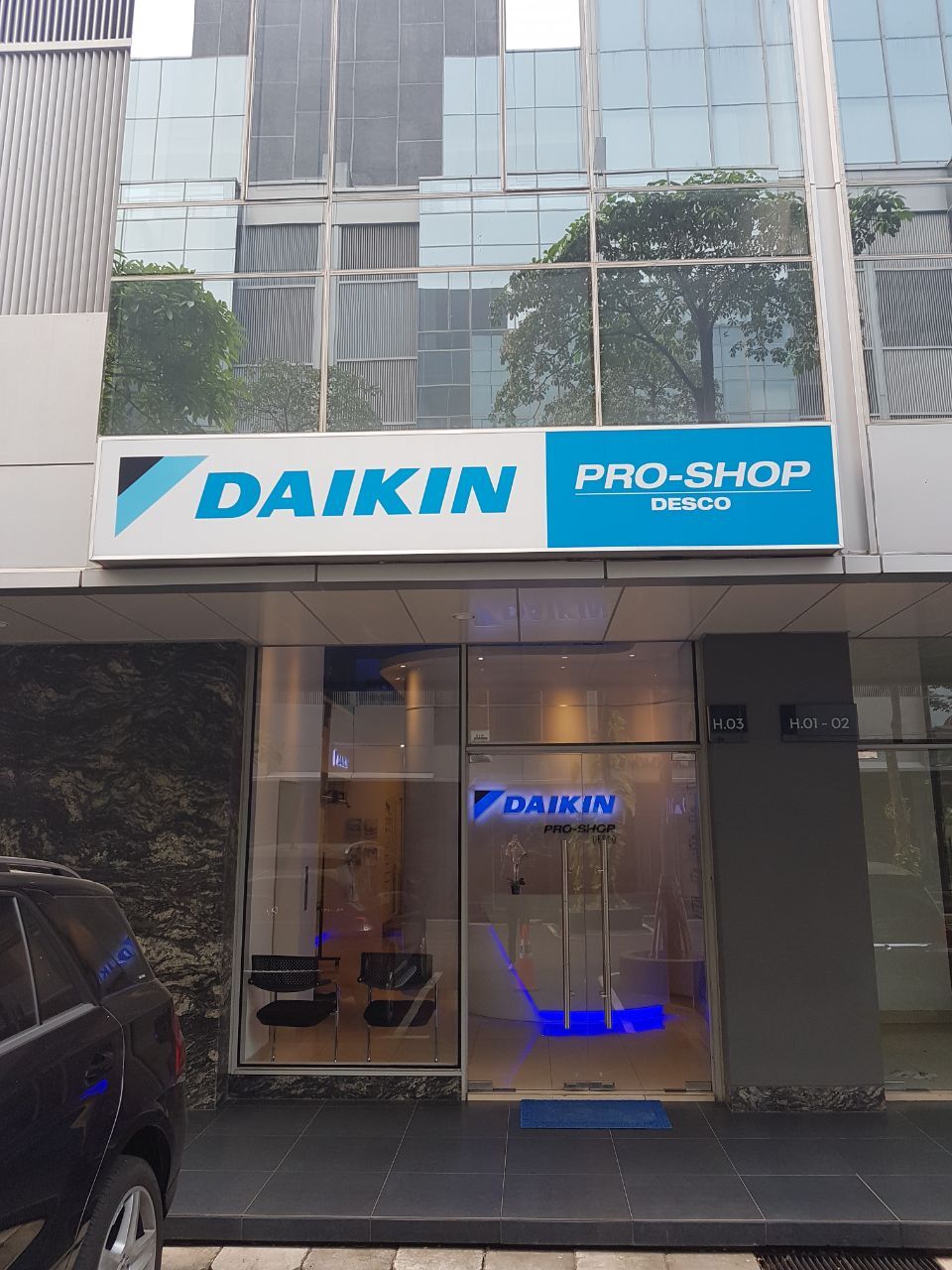Daikin Proshop - Project Reference