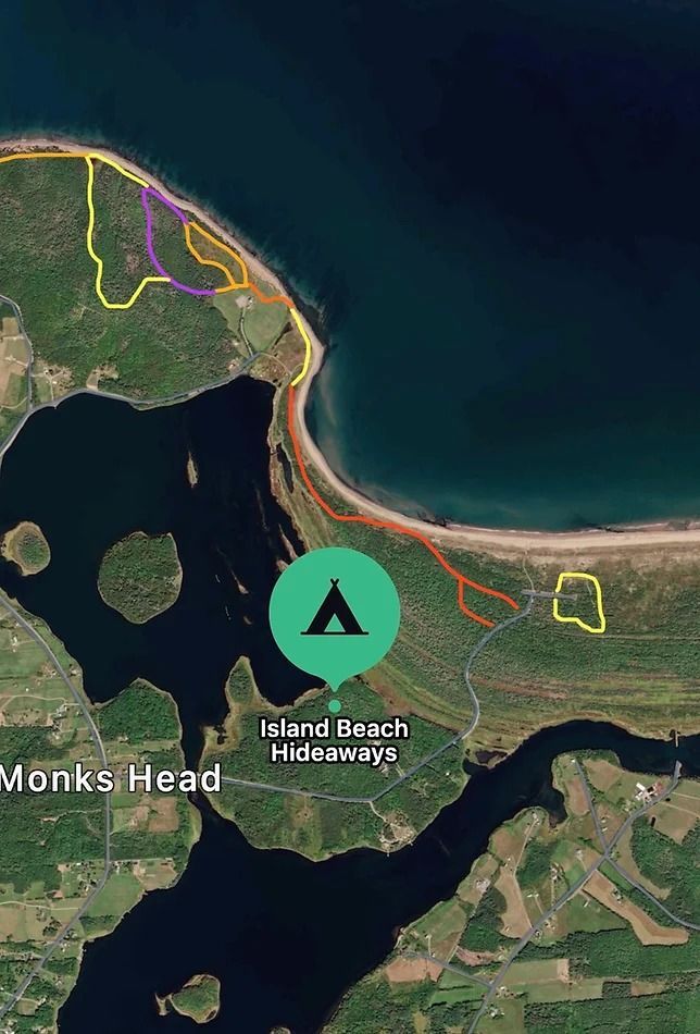MAP OF THE PROPERTY | Island Beach Hideaways