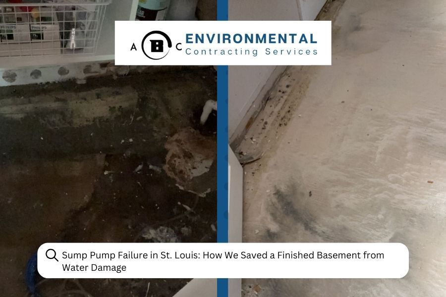 Sump Pump Failure in St. Louis: How We Saved a Finished Basement from ...