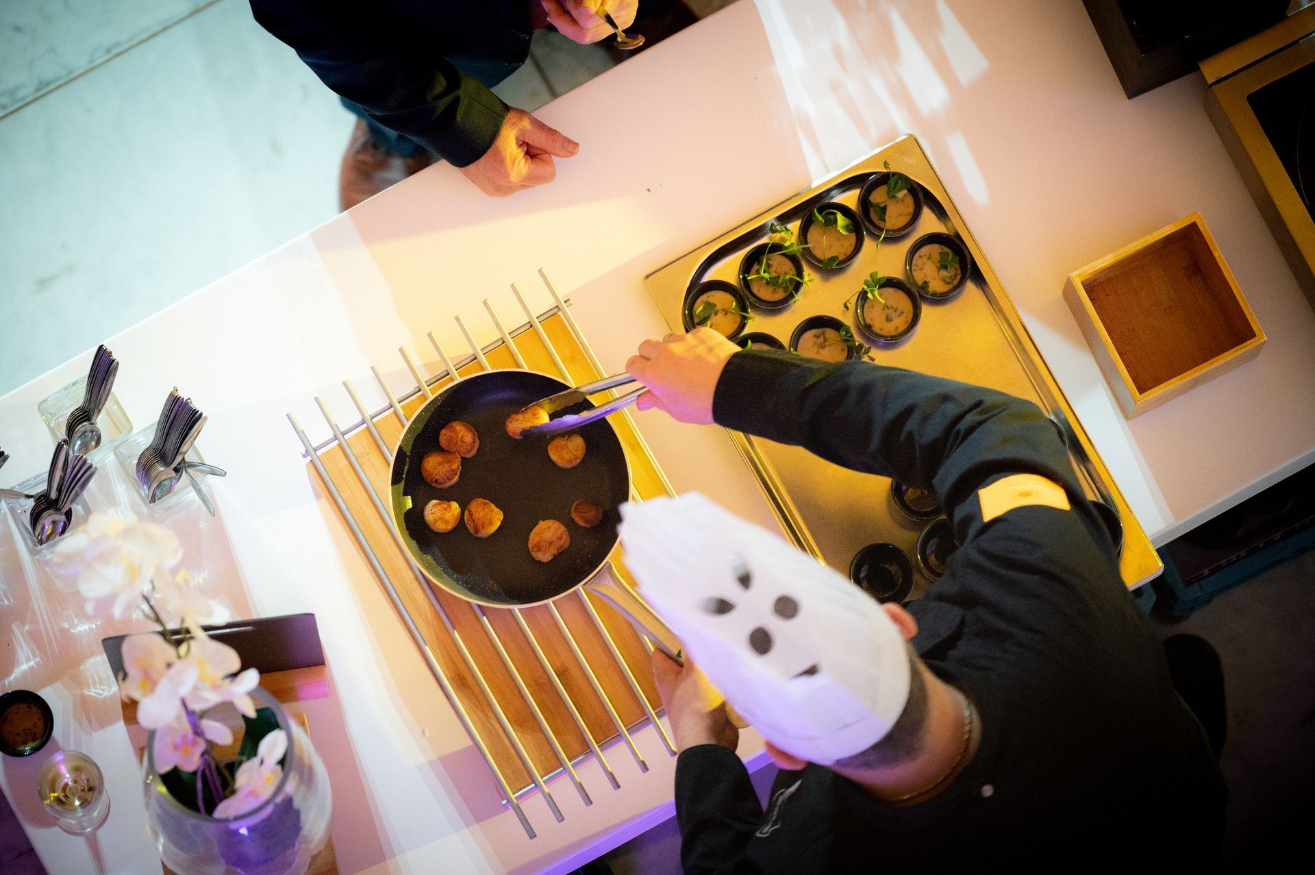 Le live Cooking, une activité originale pour vos évènements