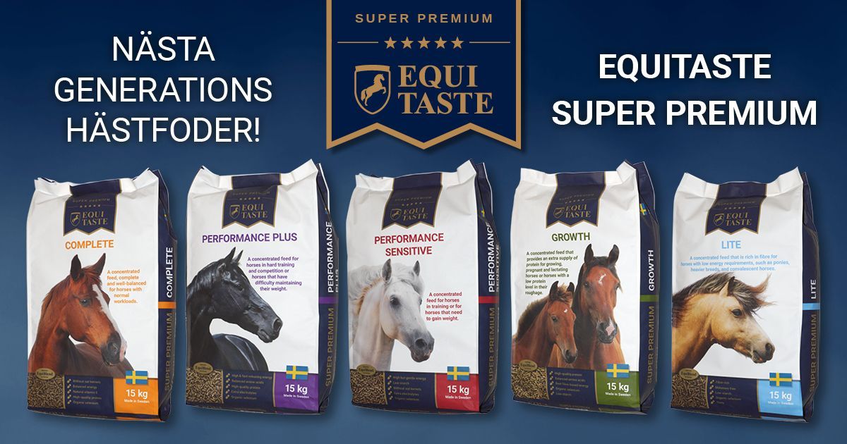 Aliment pour cheval Super Premium - EquiTaste | Accueil