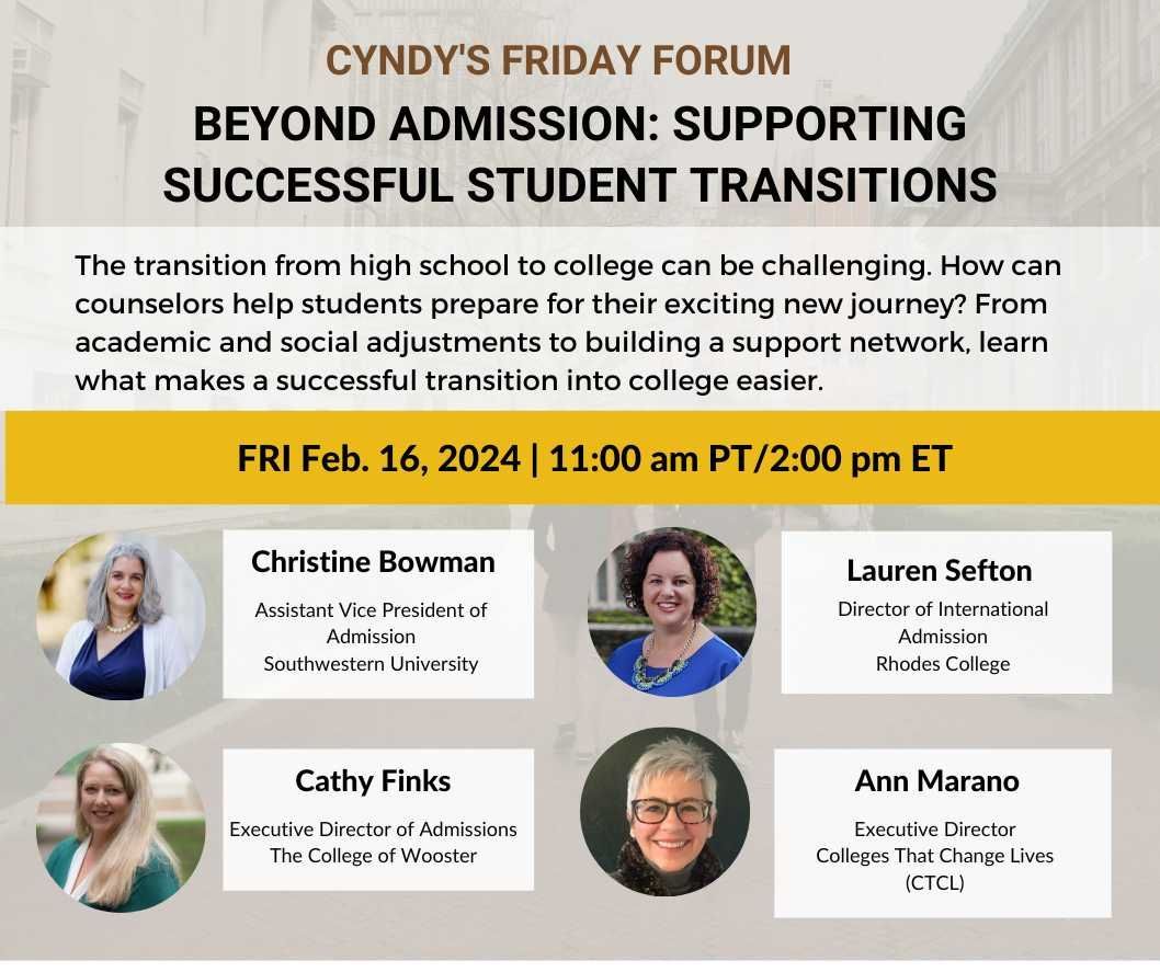 Supporting Successful Student Transitions