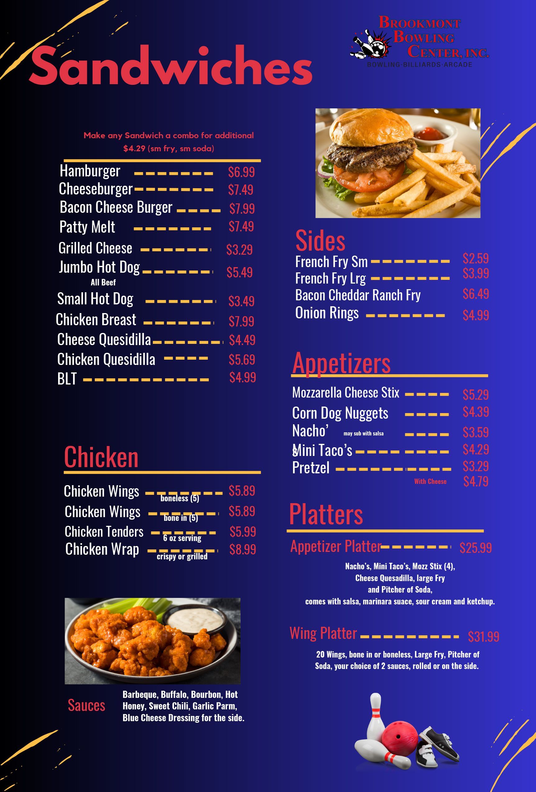 Snack Shop | Brookmont Bowling Center