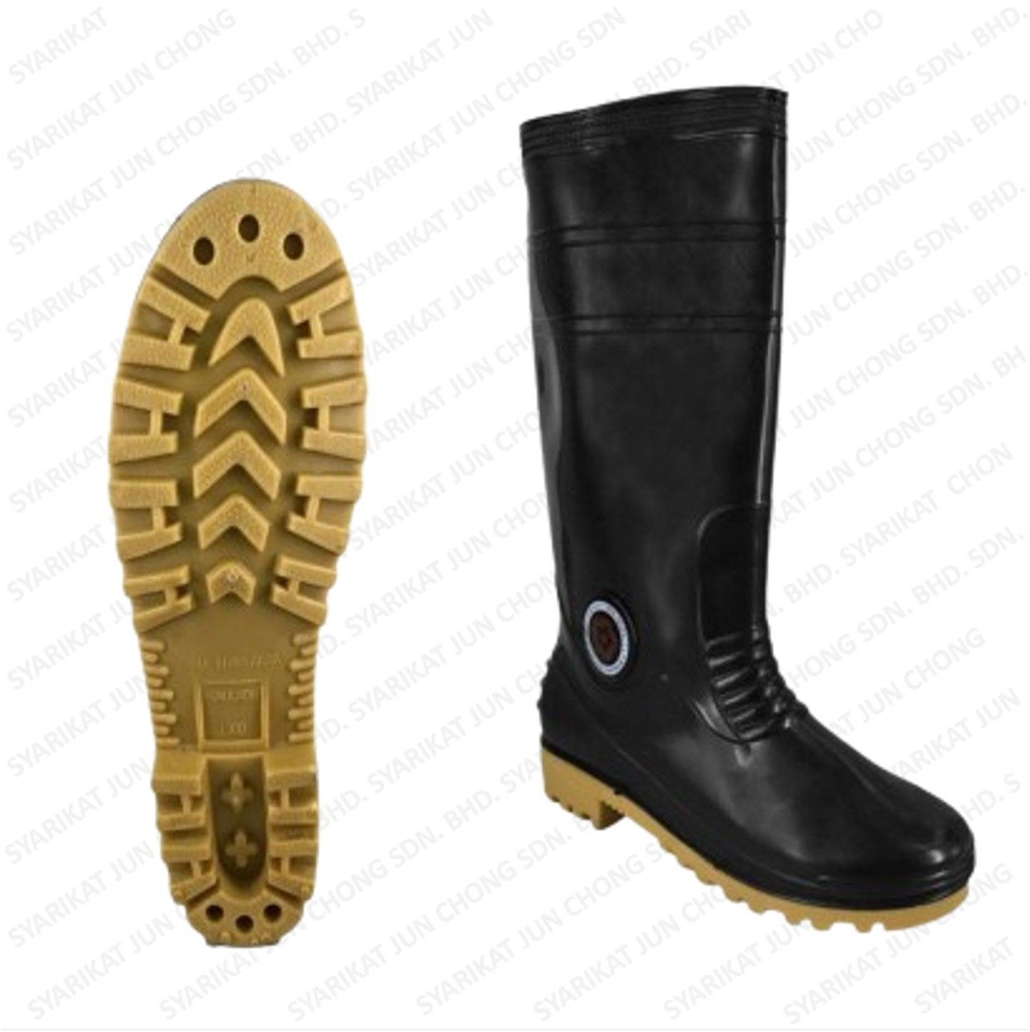 Foot Korakoh PVC-7000B PVC Boots (Black)