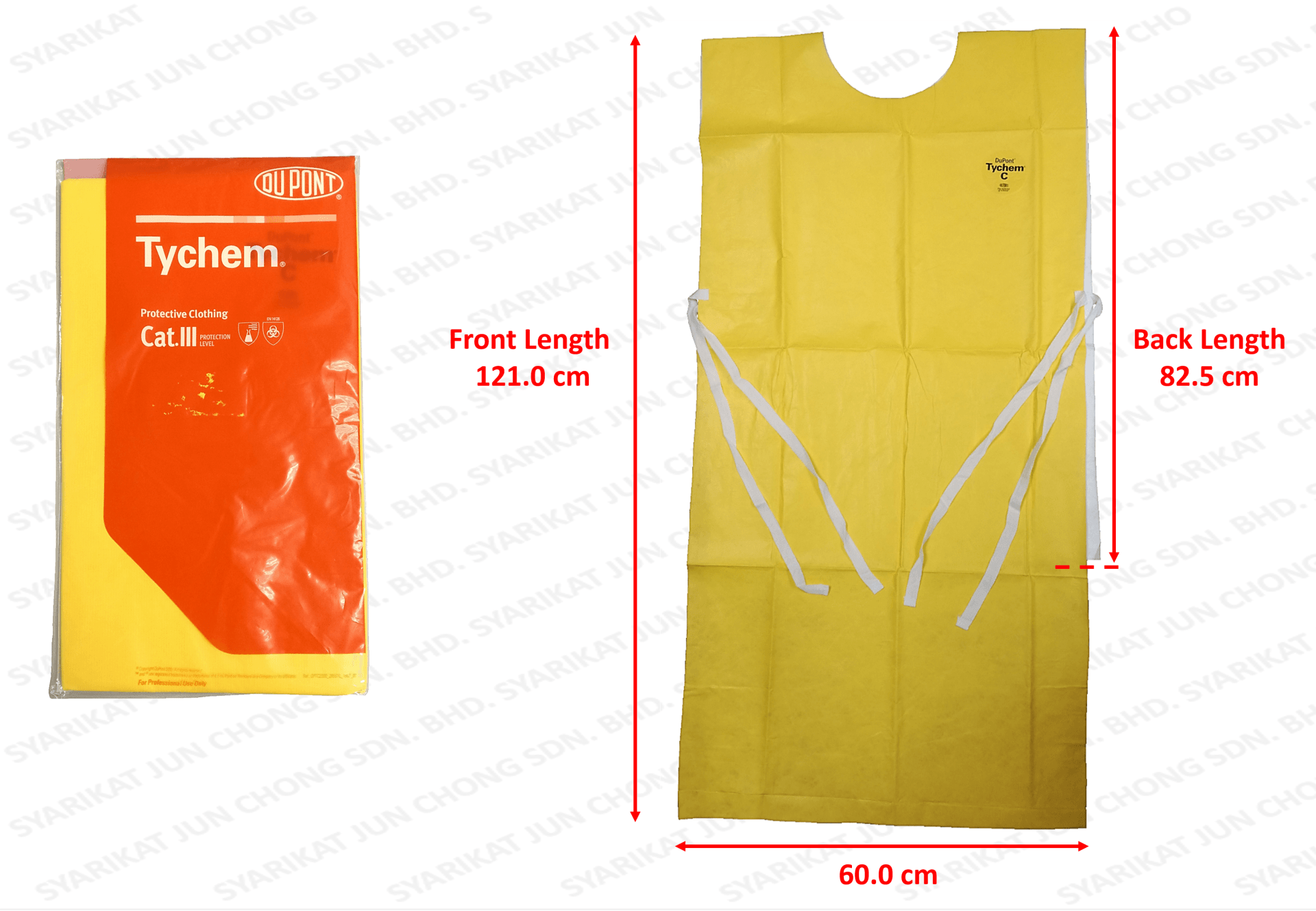 BD-DP-APRON Dupont Tychem® 2000 Disposable Apron