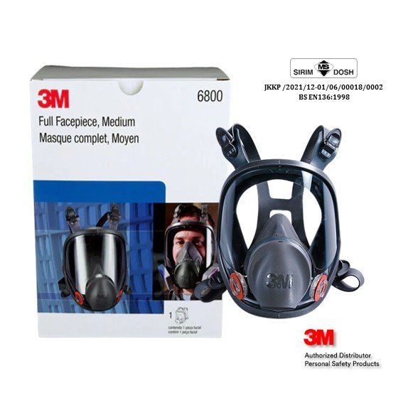 3M™ 6800 Double Cartridge Full Face Piece Reusable Respirator