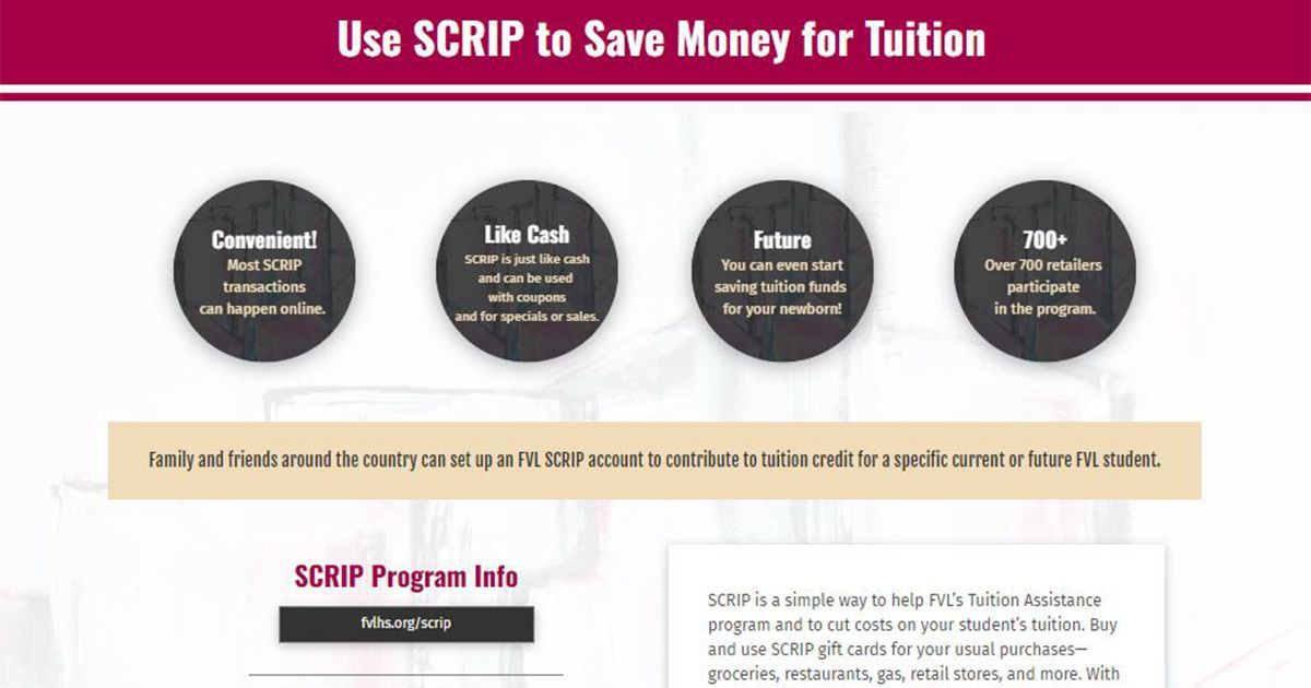 FVL BEACON - Fall 2024 - SCRIP Saves
