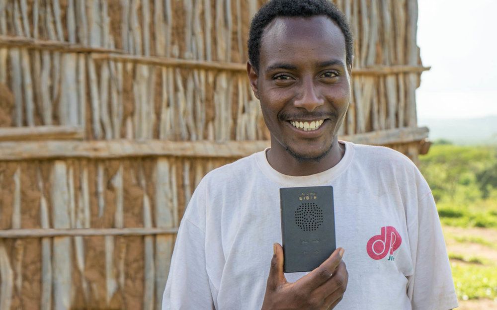 Talking Bibles - Duba is a young evangelist in Ethiopia.