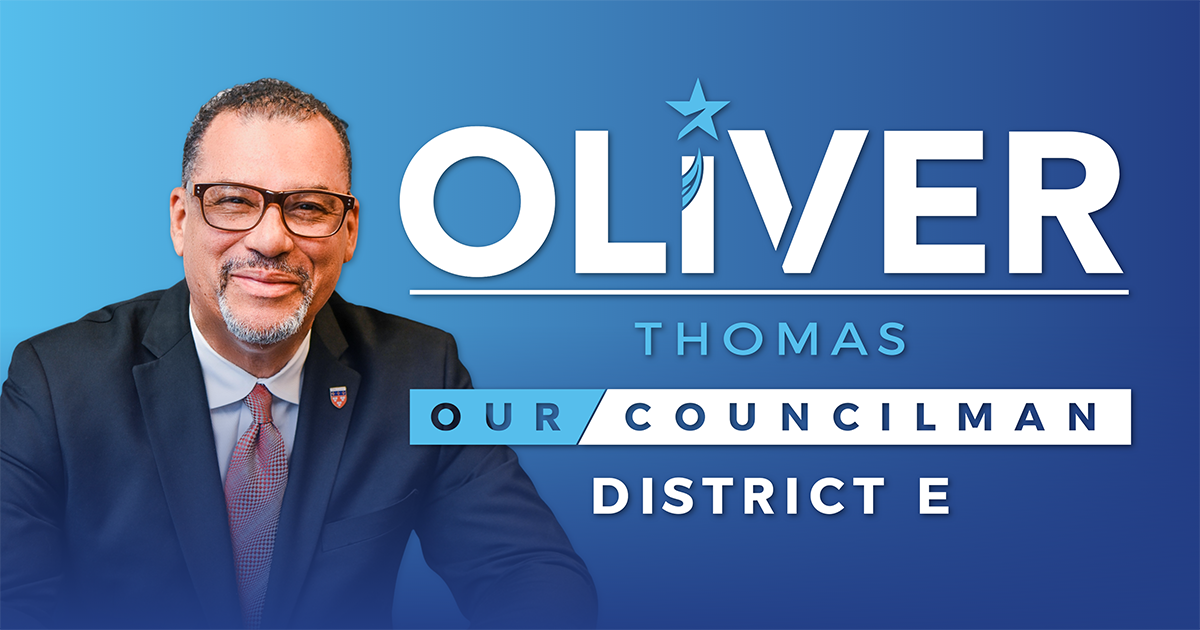 City Councilmember | Oliver Thomas | Campaign