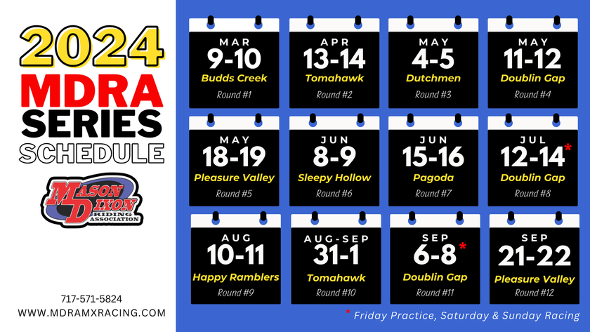 MDRA MX Motocross | Carlisle PA | Home of Mason Dixon Riding Assoc.