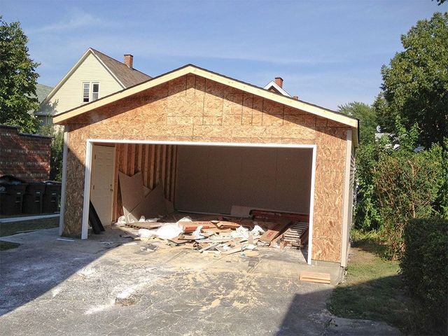 18 Ft Garage Door Commercial Garage Door Grooved (R 18) • Garex