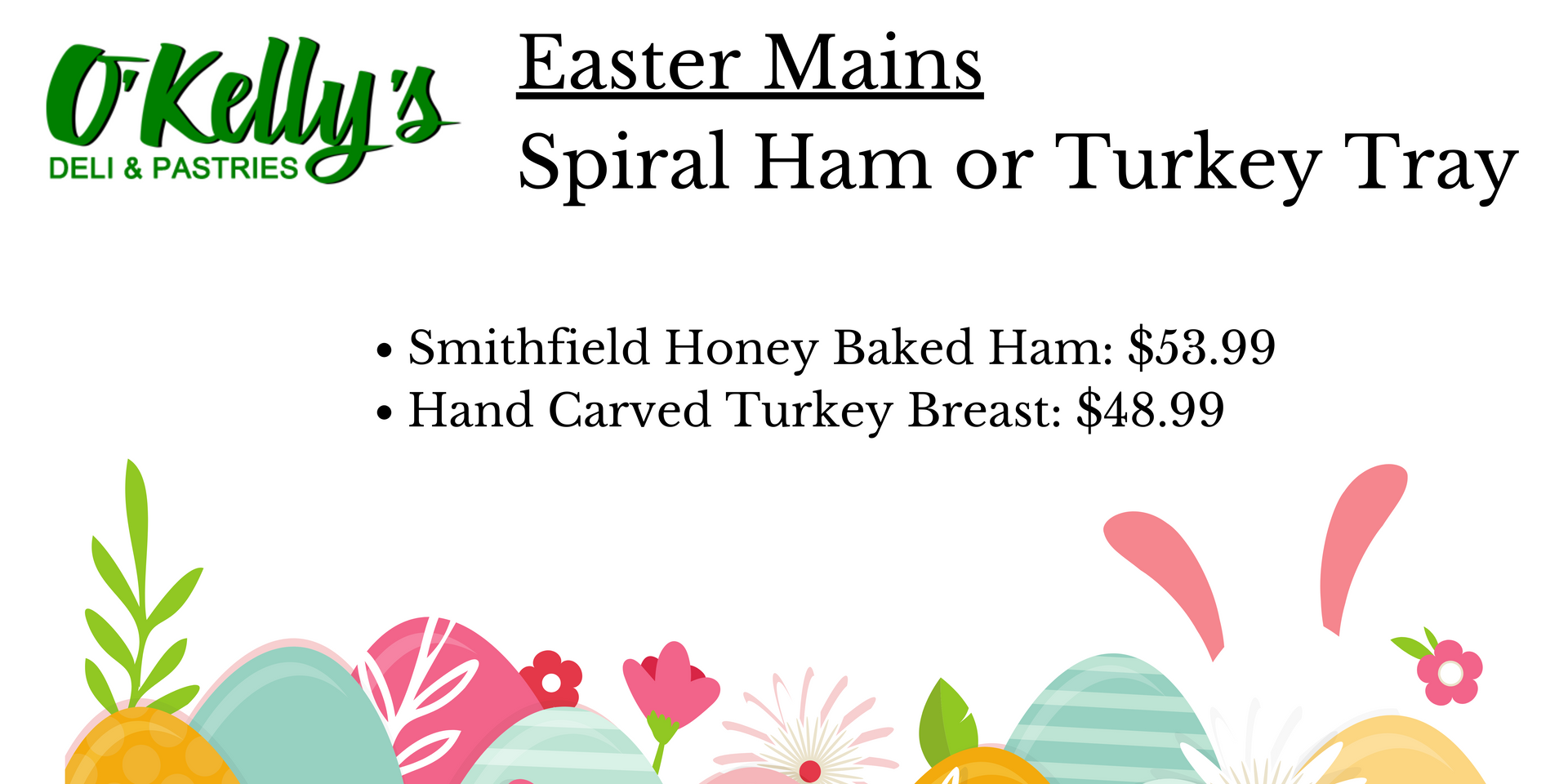 O’Kelly’s Deli & Pastries | Sandwiches | Bakery