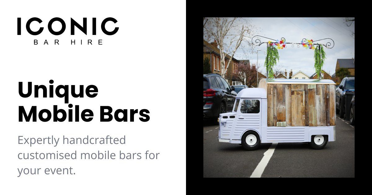 Iconic Bar Hire | Handcrafted mobile bars | Gloucestershire
