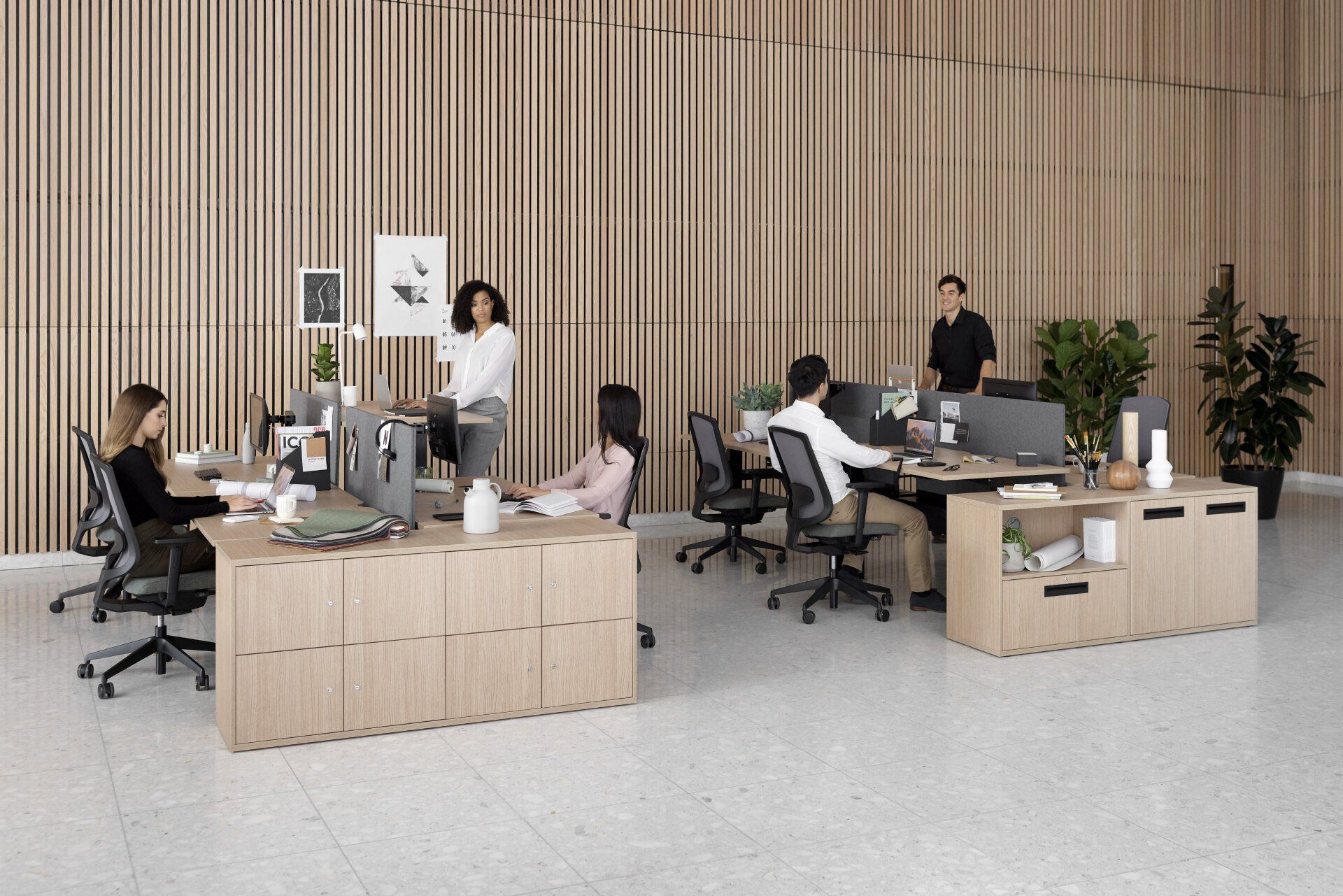Benching + Workstations | Focus Workplace Furniture + Design