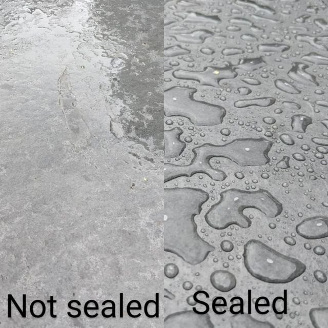 Wet Stone Floor