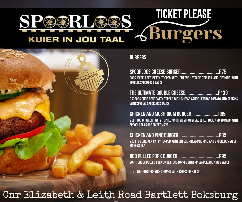 Spoorloos Pub & Grill Boksburg | Bistro | Bar