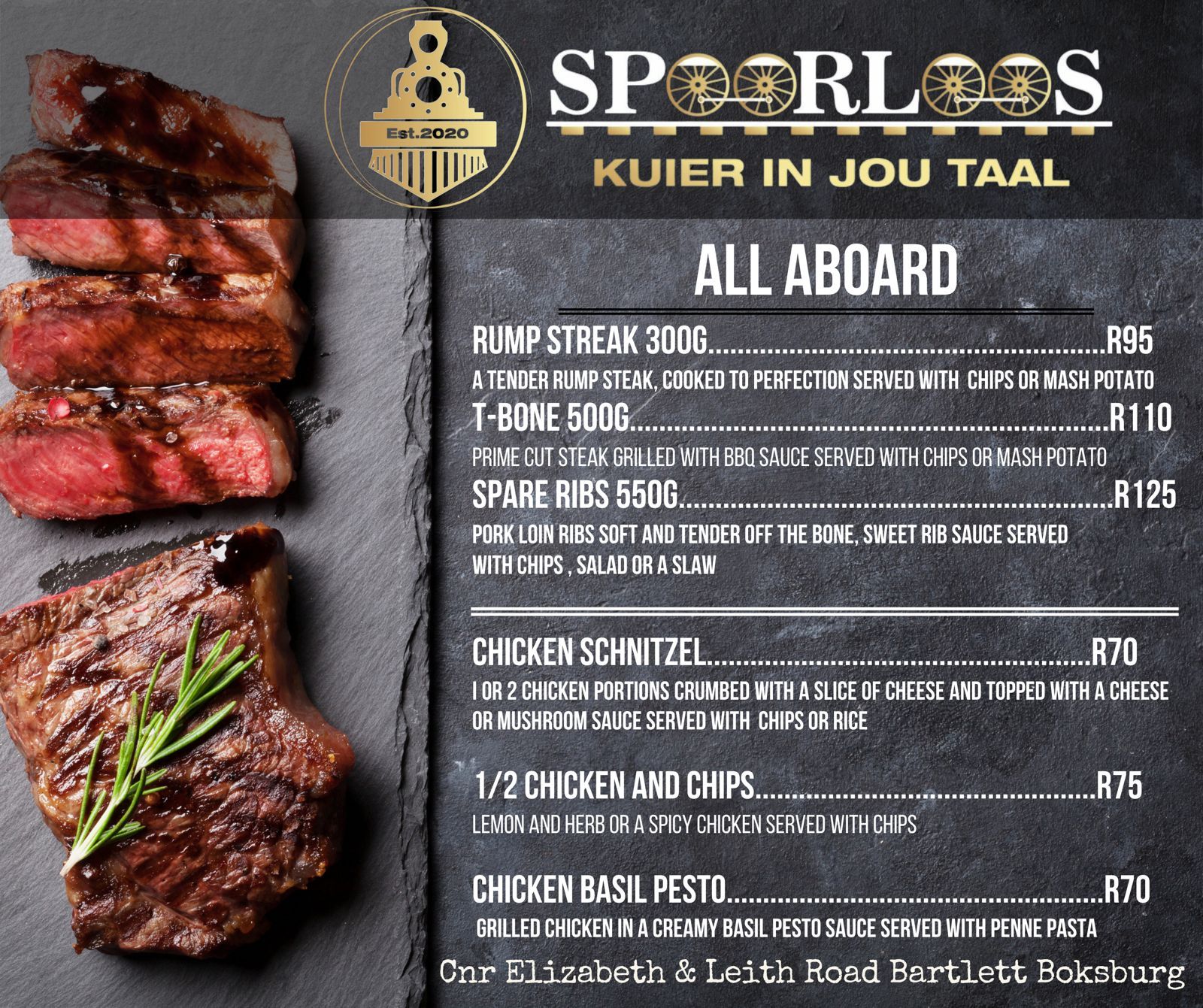 Spoorloos Pub & Grill Boksburg | Bistro | Bar